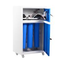China 400GPD 600GPD 800GPD Commercial RO Reverse Osmosis System Cabinet With Dual Pump Dual Membrane for sale
