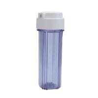 China 10 Inch Single Clear Water Filter Housing 1/4
