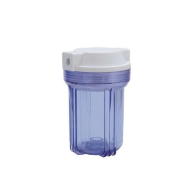 China Small Pre Water Filter Clear 5 Inch Filter Housing 1/4