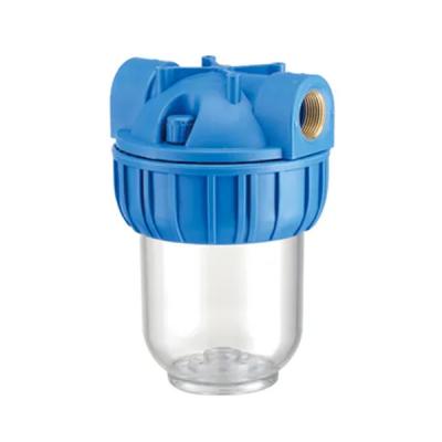 China PET 5 Inch Water Filter Housing Transparent Container For Water Purification for sale
