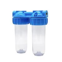 China Whole House Dual Stage Water Filter Housing 10