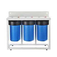 China High Flow 3 Stage Jumbo Filter Housing Whole House Water Filter Systems for sale