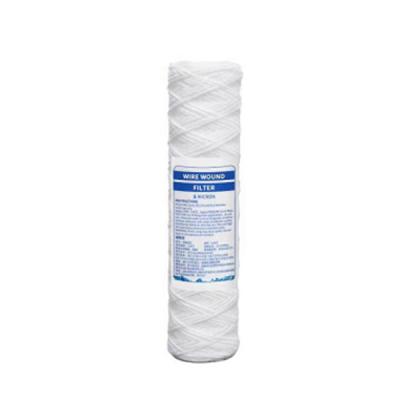 China PP Cotton Yarn String Wound Water Filter Cartridge Replacement 10 Inch For Food Beverage for sale