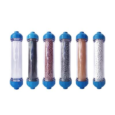 China Clear DIY T33 Refillable Housing Filter Media Container Empty Water Filter Canister for sale