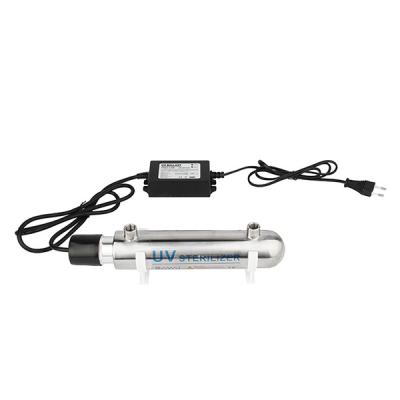 China Compact Ultraviolet Water Sterilizer 6W UV Water Disinfection System For Drinking Water for sale