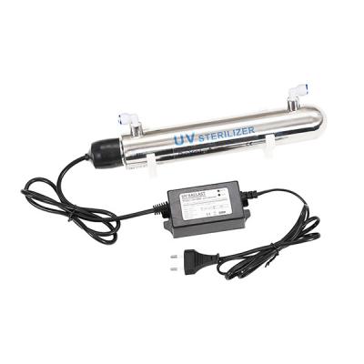 China Stainless Steel 304 12W UV Water Sterilizer For Water Treatment for sale