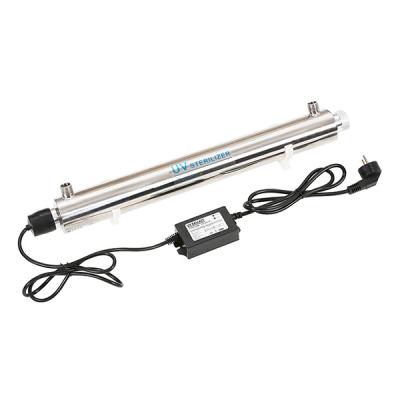 China Electric 6GPM UV Water Sterilizer 25W UV Light Disinfection Water Treatment for sale