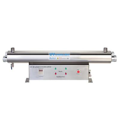 China 110W 24GPM UV Water Sterilizer 316 Stainless Steel For Water Treatment System for sale