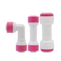 China Quick Connector Straight Thread Elbow 1/4