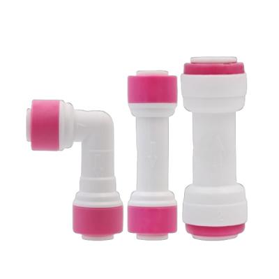 China Quick Connector Straight Thread Elbow 1/4