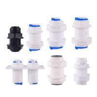China Union Bulkhead Adapter Fitting Twin Bulkhead Connector Bulkhead Fittings 1/4 3/8 Inch for sale