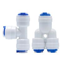 China Plastic Push To Connect Tube Fittings Tee Joint Tee Quick Connect Fittings for sale
