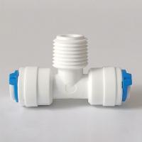 China RO Water Filter Connection Fittings Male Thread Pipe Tee Fitting 1/4
