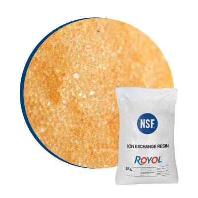 China Strong Acid Gel Cation Amberlite Ion Exchange Resin Purolite PFC100E Resin for sale