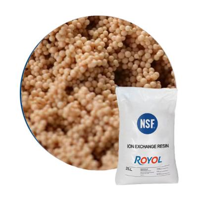 China D418 Macroporous Cation Chelating Resin for Salt Water Softening for sale