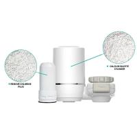 China Tap Water Filter Calcium Sulfite Balls Chlorine Removal For Shower Filter for sale