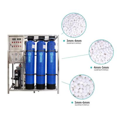 China 3mm - 5mm Calcium Sulfite Balls White Ceramic Balls For Water Treatment for sale