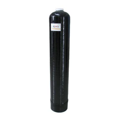 China Black 14x65 FRP Pressure Vessel Water Softener Pressure Tank For Pre Filter for sale
