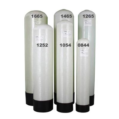 China Multi Media Filter FRP Pressure Vessel 844 1054 1252 1265 1465 Water Softener FRP Tank for sale