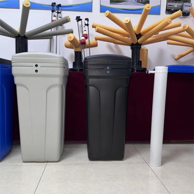 China Water Softener Square Brine Tank 70 Liters With Salt Well for sale