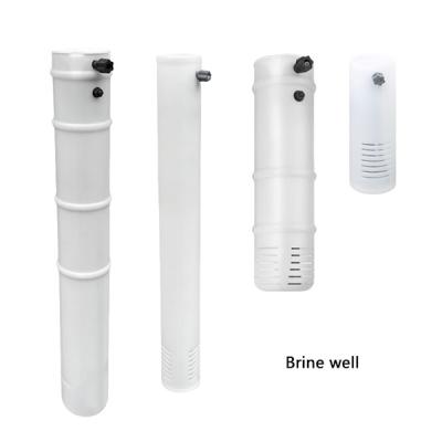China 25L 60L 70L 100L Water Softener Brine Tank Square PE Salt Vessel Anti Corrosion for sale