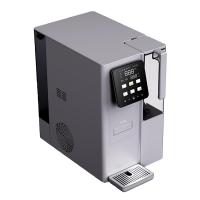China Countertop Reverse Osmosis Water Purifier Hot Cold Water Dispenser Chew Ice Maker RO Water Purifier with UV Sterilization for sale