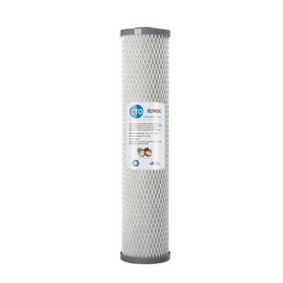 China CTO Activated Carbon Block Whole House Water Filter Cartridges Replacement Reduces Chlorine Taste Odor for sale