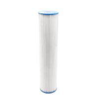 China Washable Sediment Replacement Pleated Filter Cartridge for Whole House 20 Inch Big Blue Housing for sale