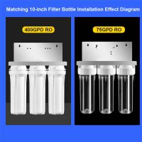 China Assemble RO Bracket Anti-Rust Stainless Steel RO Water Purifier Bracket DIY Reverse Osmosis Systems for sale