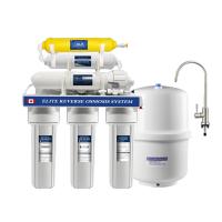 China 1:1 waste ratio 6 stage 100 GPD Pumpless RO system for sale