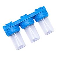 China 3-stage Clear 7-inch  Water Filter Housings Fit Standard 7