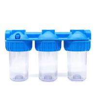 China 3-stage Clear 7-inch  Water Filter Housings Fit Standard 7