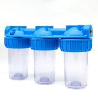 China 3-stage Clear 7-inch  Water Filter Housings Fit Standard 7