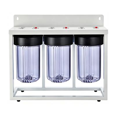 China ROYOL Water Bracket Type Triple Clear Water Filter for Check Filter Status at A Glance for sale