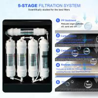 China Desktop Hot and Cold Water Dispenser with Water Purifier for sale