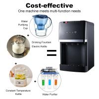 China Desktop Water Dispenser 5 Stage RO UF Filtration System Electric Cooling Heating Water Purifier for Home Hotel Office for sale