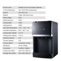 China Desktop Water Dispenser 5 Stage RO UF Filtration System Electric Cooling Heating Water Purifier for Home Hotel Office for sale