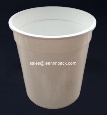 China 1kg plastic pail for yogurt for sale