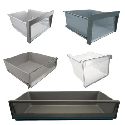 China Home Appliance Plastic Injection Molding Parts Refrigerator Drawer Organizer for sale