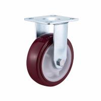 China Medium Sized PU Casters 200kg Load Trolley Wheels Customised Production for sale