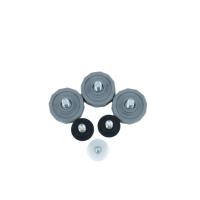 China Custom Size ABS/PS/TPU Plastic Caster Parts Overmolding Gear Bulk OEM for sale