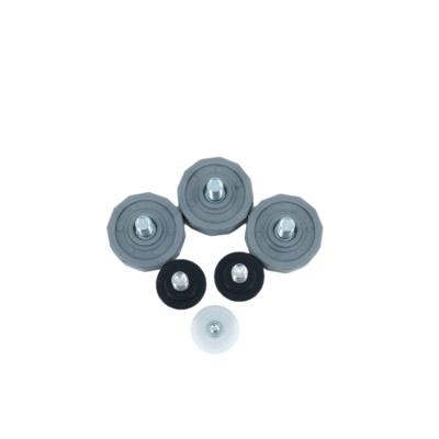 China Custom Size ABS/PS/TPU Plastic Caster Parts Overmolding Gear Bulk OEM for sale