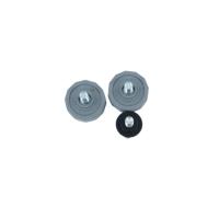 China Custom Size ABS/PS/TPU Plastic Caster Parts Overmolding Gear Bulk OEM for sale