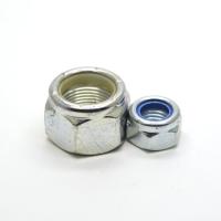 China Steel Hex Nylon Insert Lock Nut DIN985 Cold Heading Metric Nuts for sale