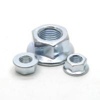 China Hex Flange Lock Nuts CNC Custom / Standard Sizes Hex Nuts for sale