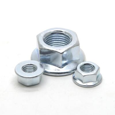 China Hex Flange Lock Nuts CNC Custom / Standard Sizes Hex Nuts for sale