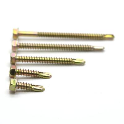 China Hex Collar Head Cutting Thread Screws Custom Self Drilling Screws for sale