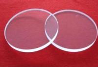 China High Purity 99.9% Transparent Quartz Glass Disc Clear Fused Silica Plate Custom Size for sale