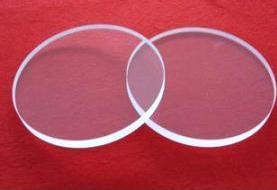 China High Purity 99.9% Transparent Quartz Glass Disc Clear Fused Silica Plate Custom Size for sale