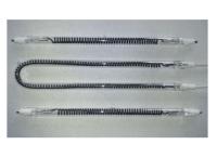 China Carbon Fiber Quartz Heating Tube 1100°C Working Temperature 8000 Hours Lifespan for sale